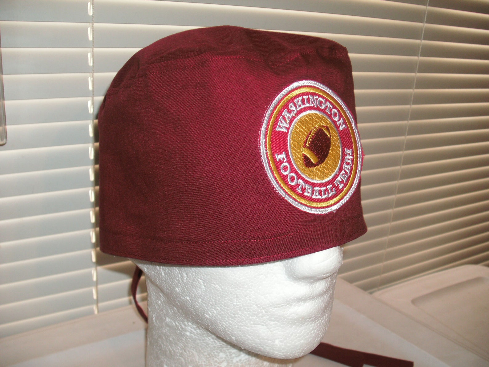 Washington Football Team With Embroidered Patch 1 Scrub Cap | Etsy