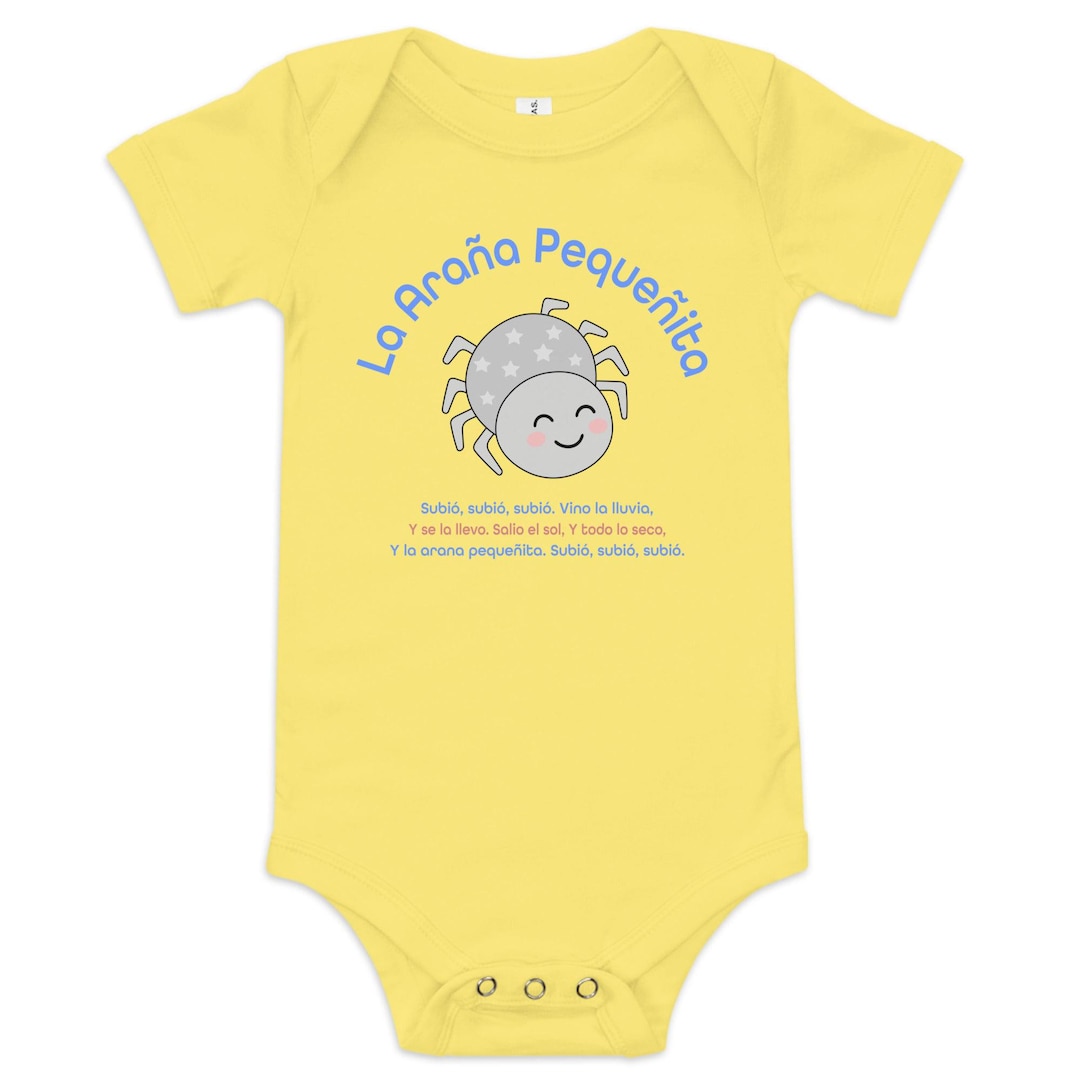 La Araña Pequeñita Bodysuit | Spanish Spider One-piece | Mundo Littles ...