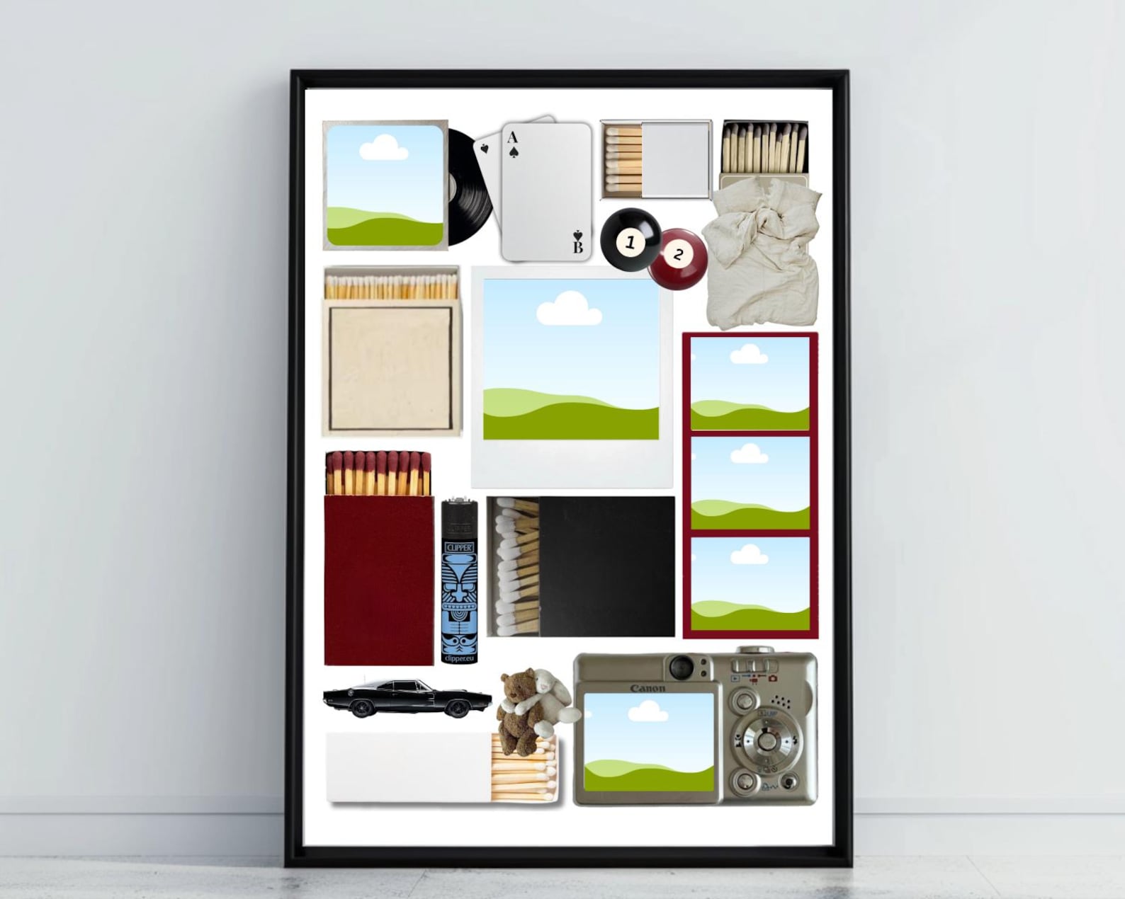 Anniversary Gift for Him or Her | Custom Matchbook Art Template | DIY ...