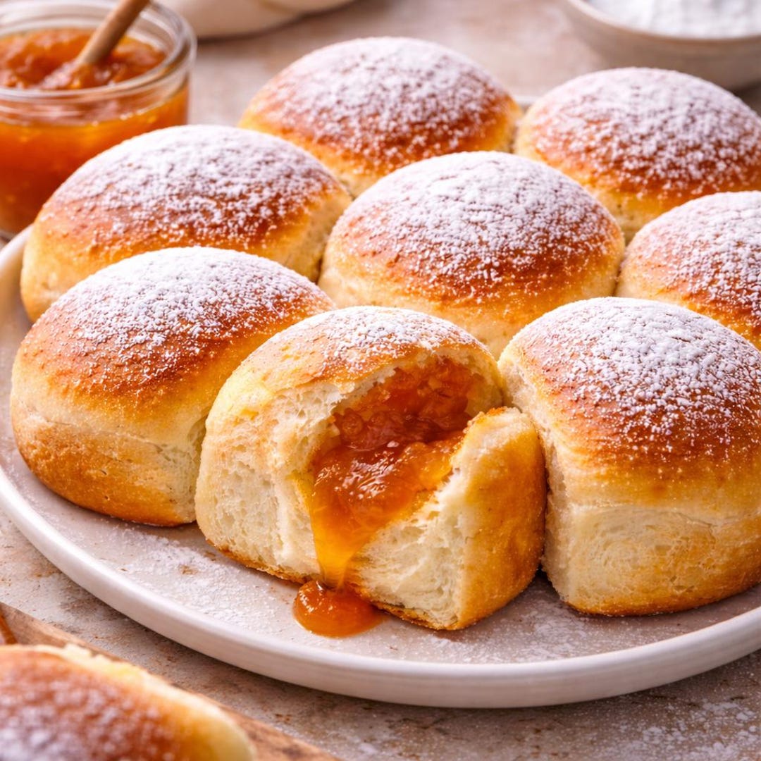 Baba Anka’s Traditional Buchteln - Soft Jam Filled Sweet Buns Recipe ...