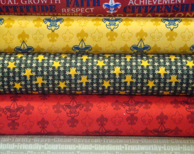 Boy Scouts of America Fabric From Robert Kaufman, One Yard Cuts - Etsy