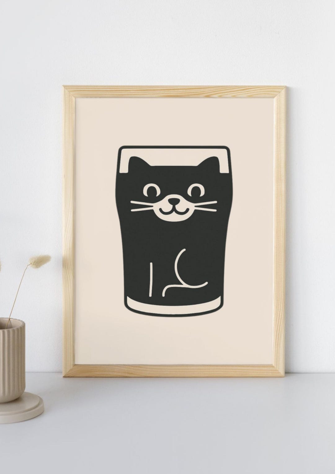 Guinness - Cats Are Liquid - Wall Art Print Poster - FREE DELIVERY - Etsy