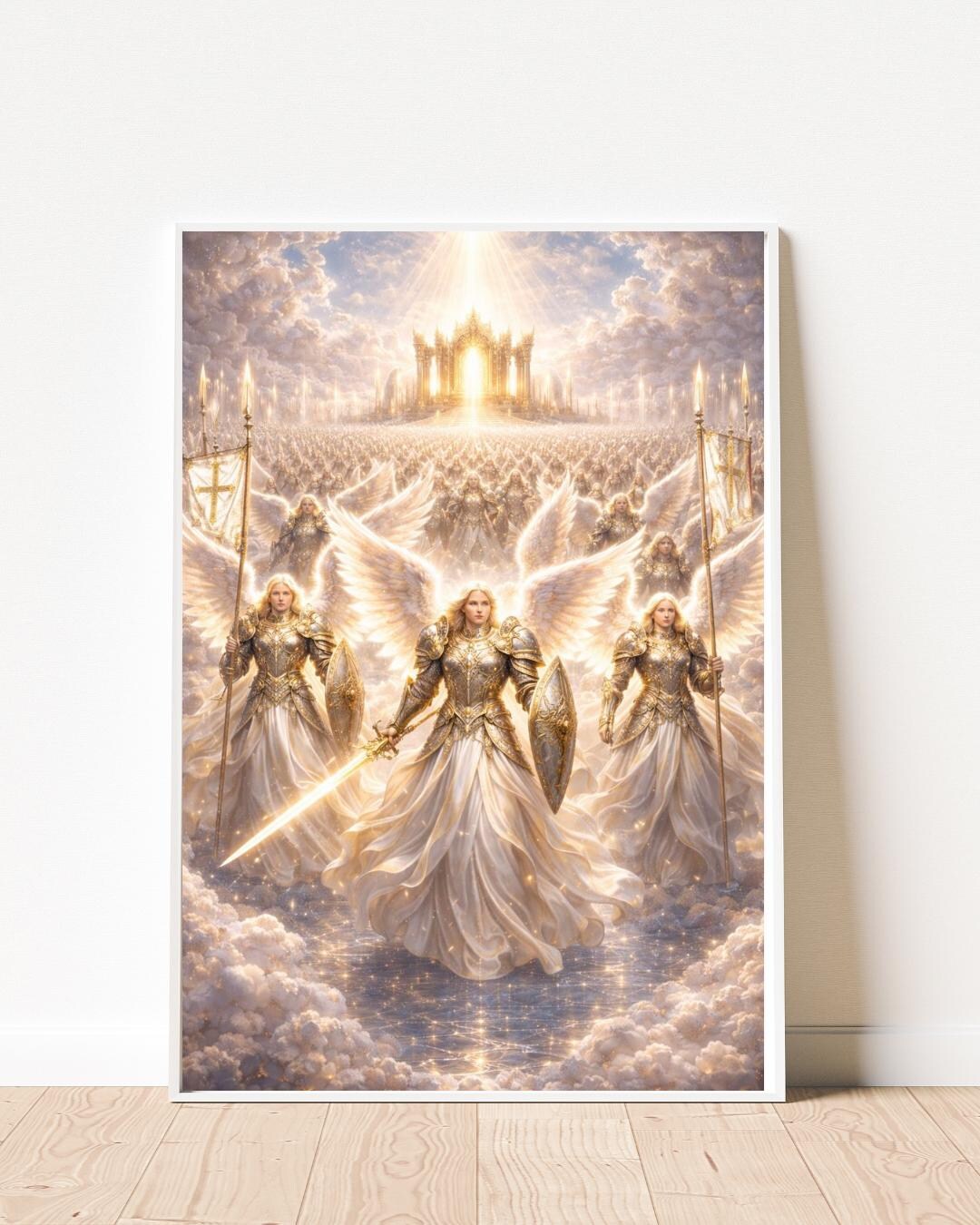 Angel Armies Marching – Printable Angel Wall Art - Etsy