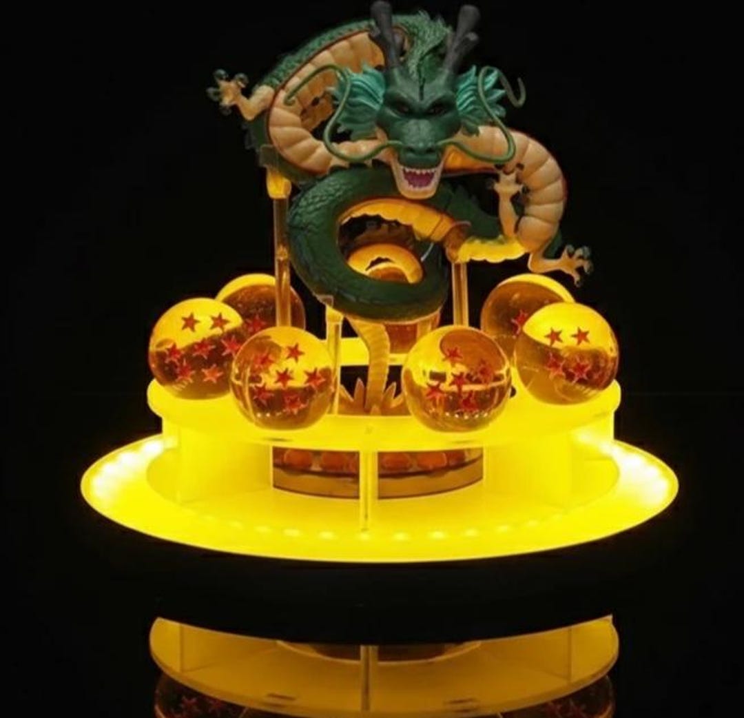 Dragon Ball Z Shenron LED Night Light Figure | 7 Dragon Balls Lamp ...