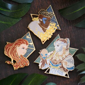Horizon Forbidden West Zero Dawn Pins, Aloy, Varl, Kotallo - Etsy