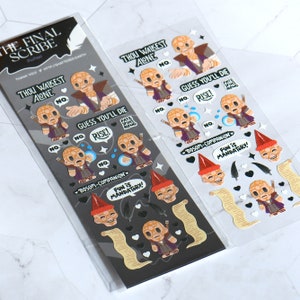 Baldur's Gate 3 Chibi Deco Sticker Sheets - Etsy