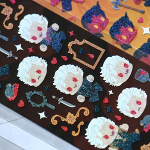 Baldur's Gate 3 Chibi Deco Sticker Sheets - Etsy