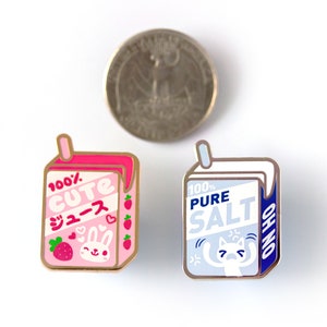 100% Cute Juice Box Pin - Pure Salt Pin - Salty Juice Box Pin ...