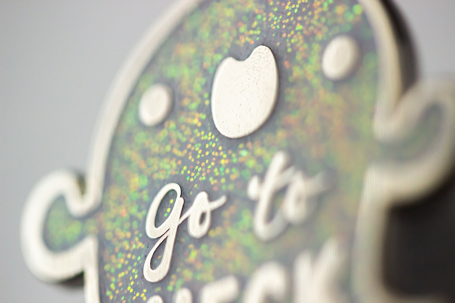 Go to Heck Ghost Pin Glitter Ghost Pin Go to Heck Pin Go - Etsy