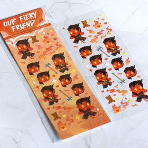 Baldur's Gate 3 Chibi Deco Sticker Sheets - Etsy