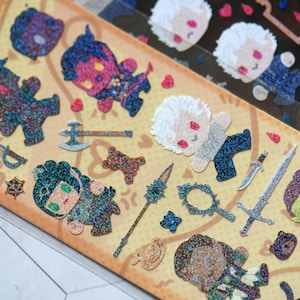 Baldur's Gate 3 Chibi Deco Sticker Sheets - Etsy