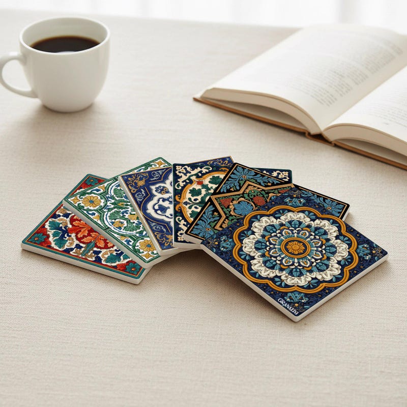 Islamic Ceramic Tile - Etsy UK