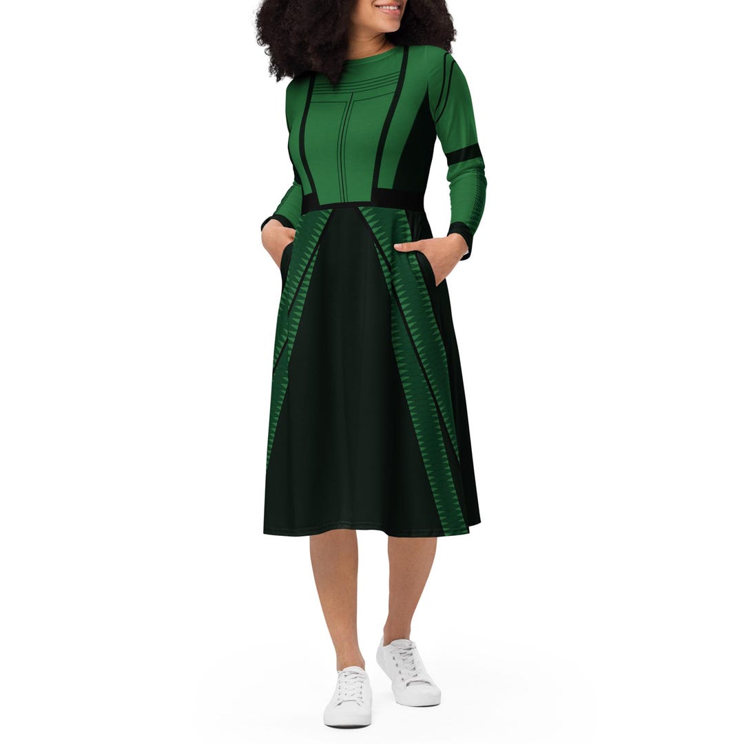Mantis Costume Long Sleeve Midi Dress - Made to Order - Etsy
