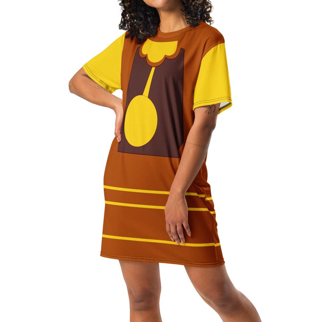 Cogsworth Costume Oversized T-shirt Dress - Made to Order - Etsy