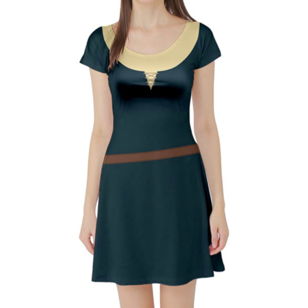 Merida Disneybound Short Sleeve Dress - Etsy