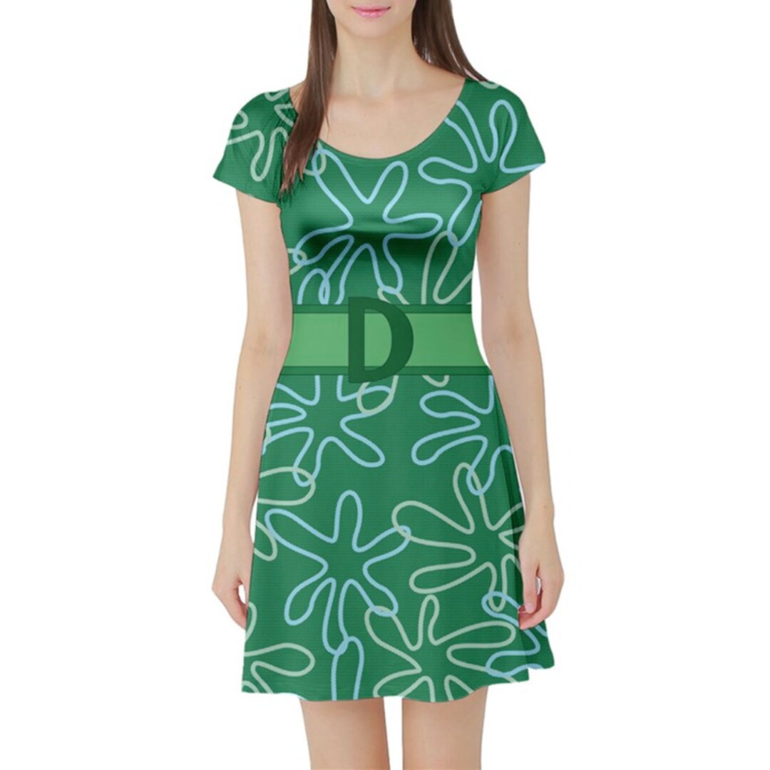 Disgust Costume Short Sleeve Dress Made to Order - Etsy