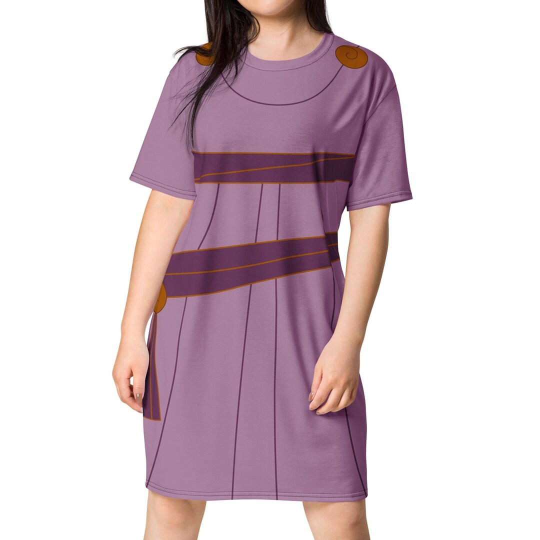Megara Costume Oversized T-shirt Dress - Made to Order - Etsy