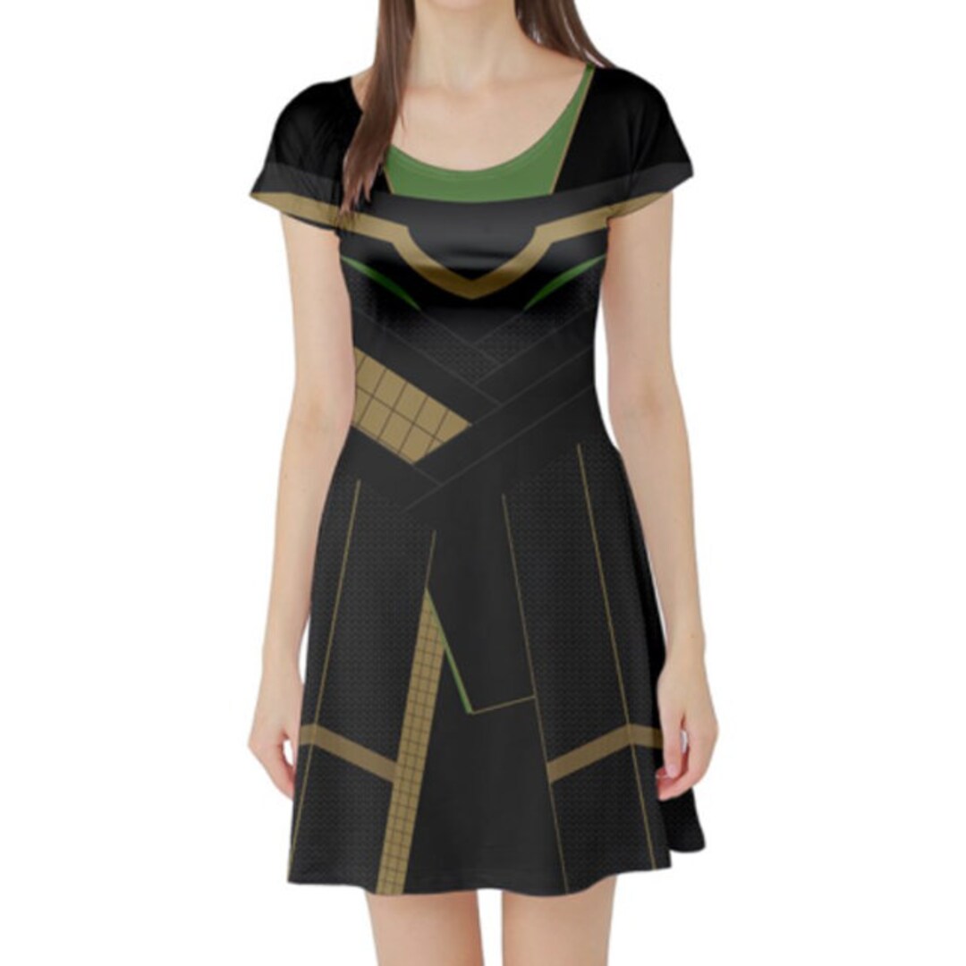 Loki Disneybound Short Sleeve Dress - Etsy