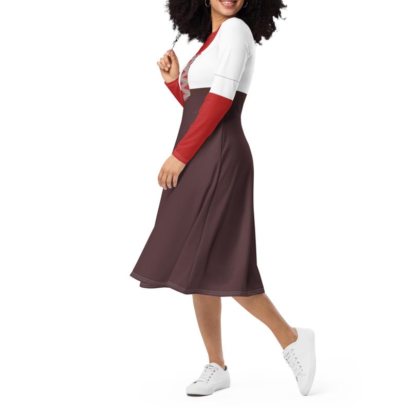 Anger Costume Long Sleeve Midi Dress - Made to Order - Etsy