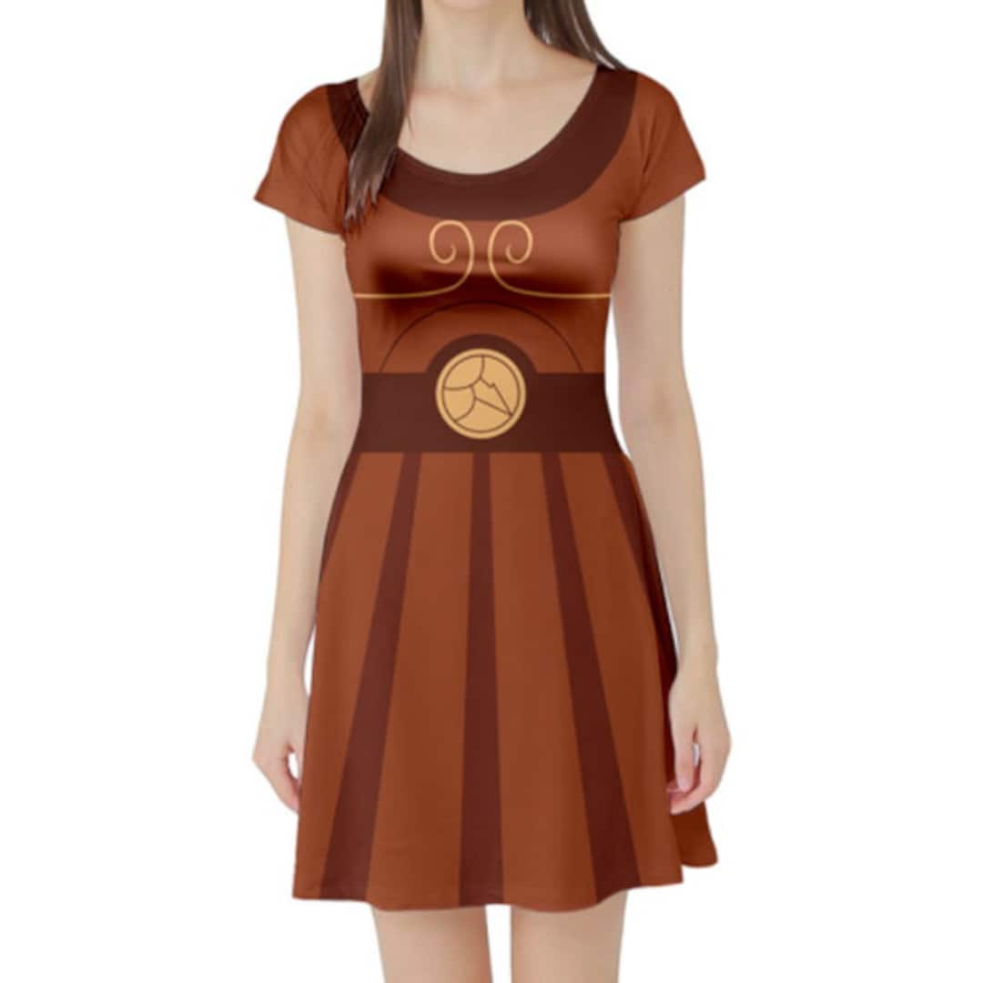 Hercules Disneybound Short Sleeve Dress - Etsy