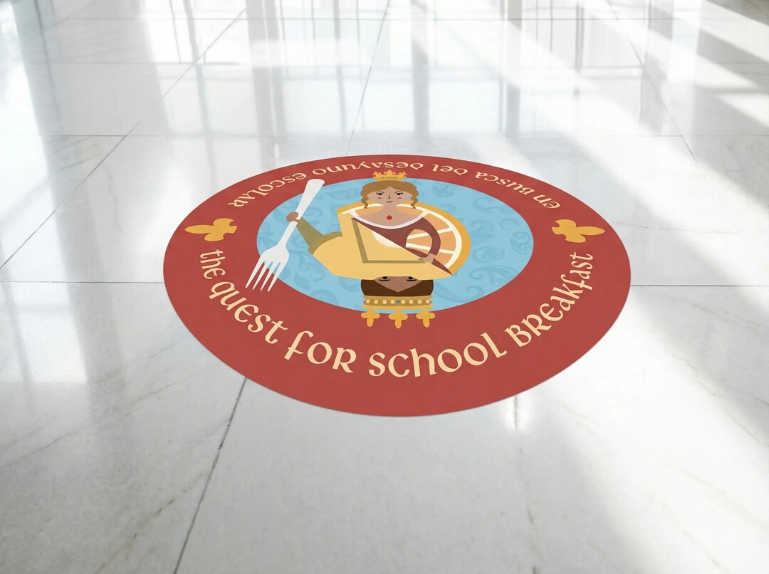 Breakfast Quest Pathway Floor Decal - Etsy