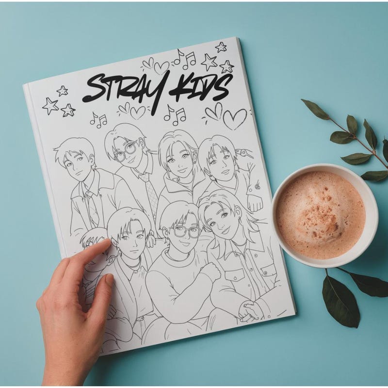 Skzoo Coloring Pages - Etsy