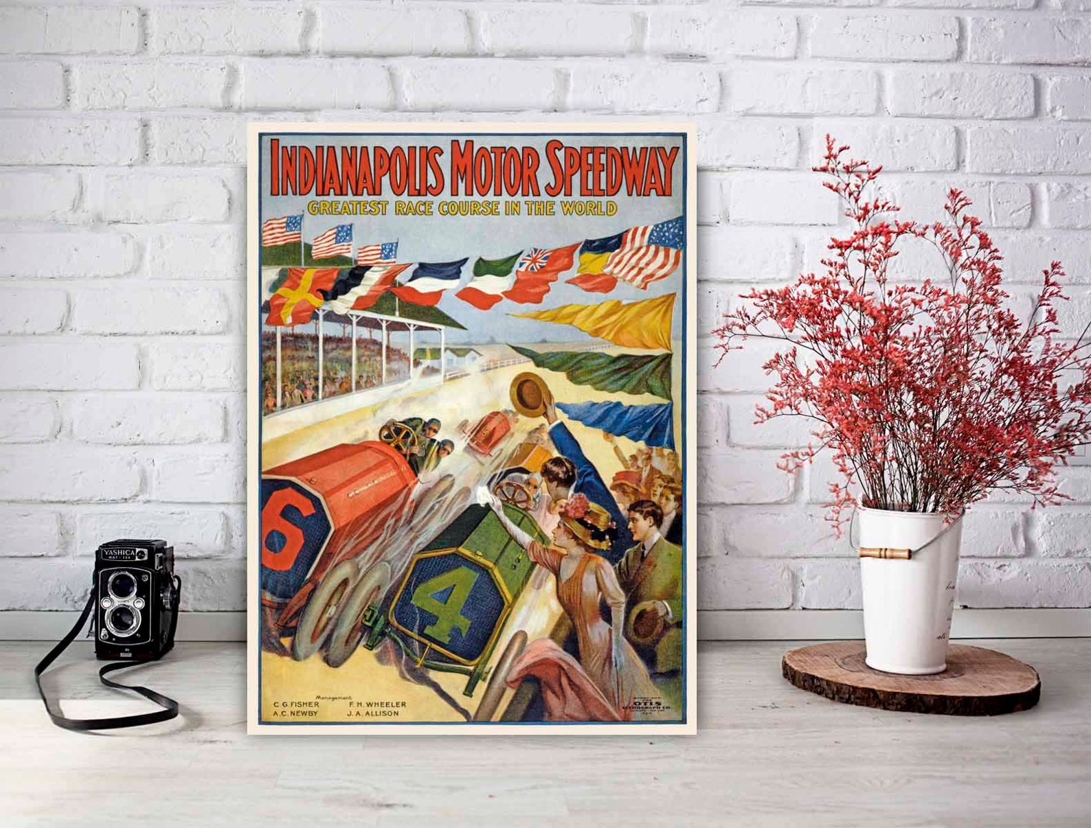 Indianapolis Poster, Indianapolis Racing, Indy Car Gift - Etsy