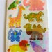 Vintage Sandylion Pearly Animals Maxi Sticker Sheet - 80's Opal Pearl ...
