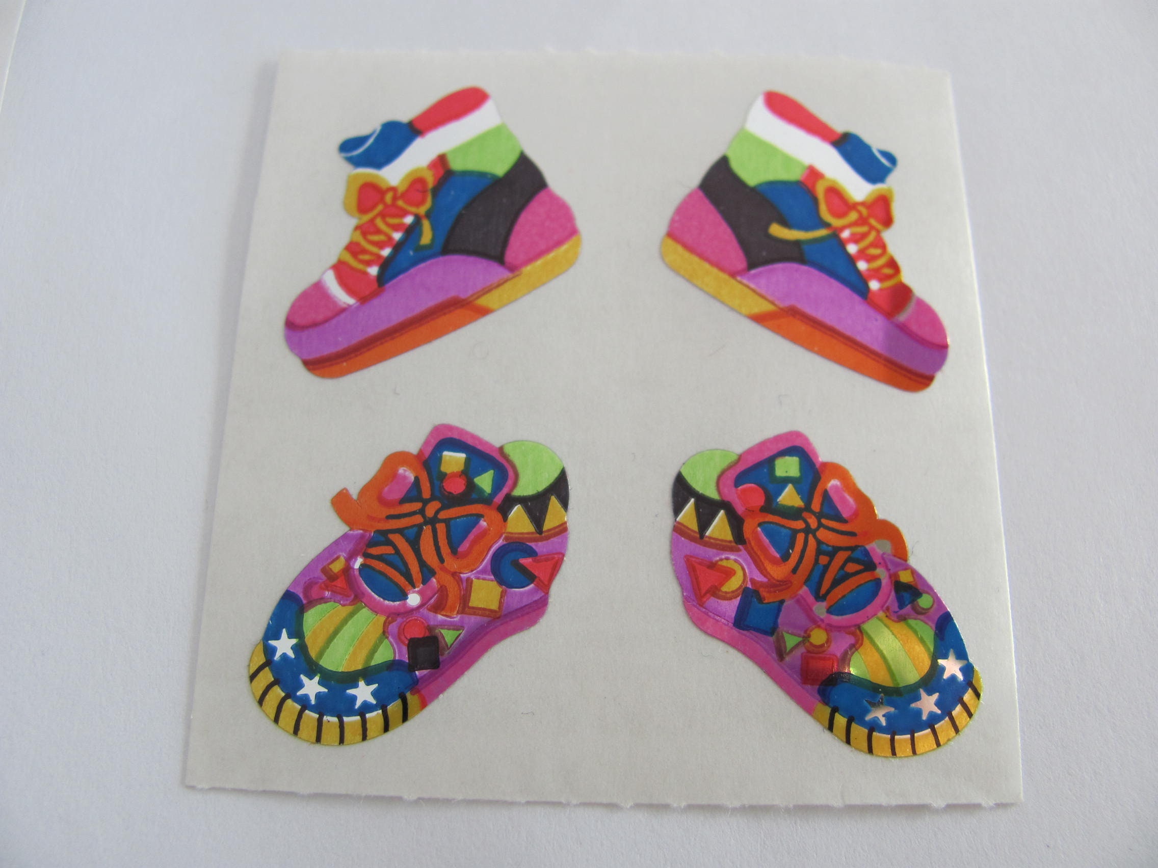 Sandylion Mylar Foil Vintage Stickers - You Choose - Food Baking Sports ...