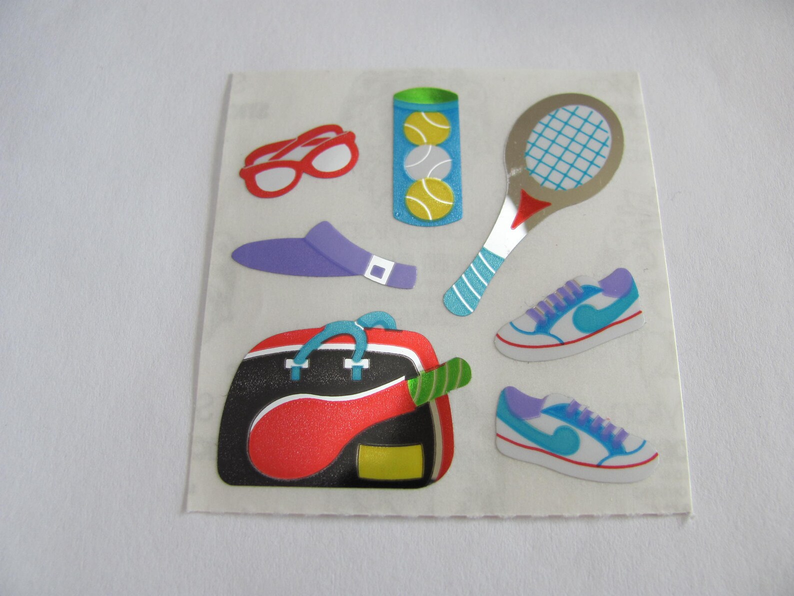 Sandylion Mylar Foil Vintage Stickers - You Choose - Food Baking Sports ...