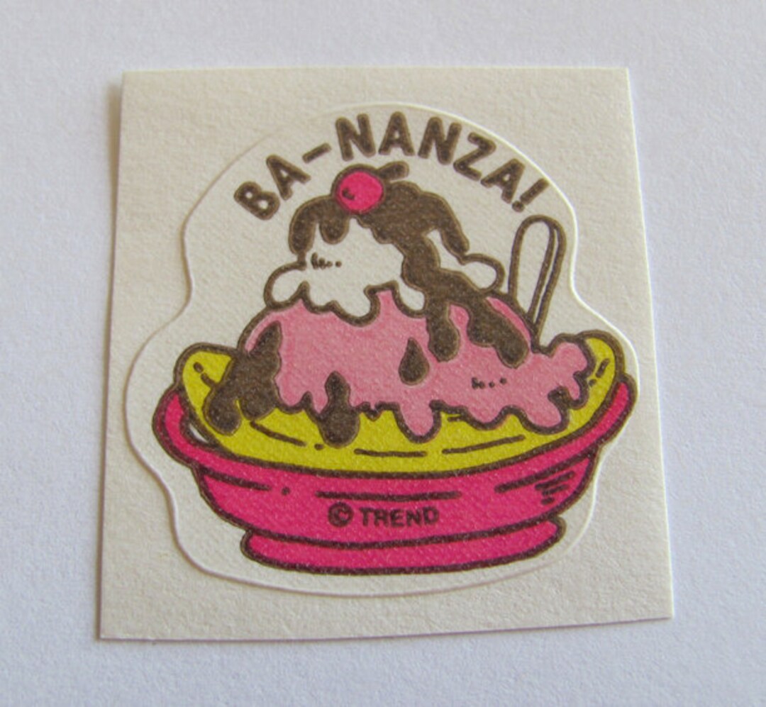 Hot Fudge Sundae Trend Matte Scratch and Sniff Sticker - 80's Unique ...