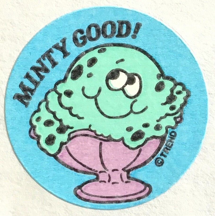 Mint Chip Vintage Trend Matte Scratch and Sniff Peppermint Ice | Etsy