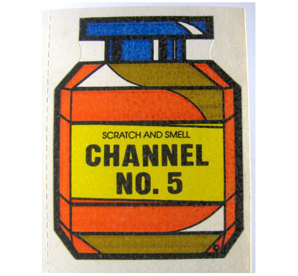 Vintage Mello Smello Scratch and Sniff Perfume Bottle Sticker - Etsy