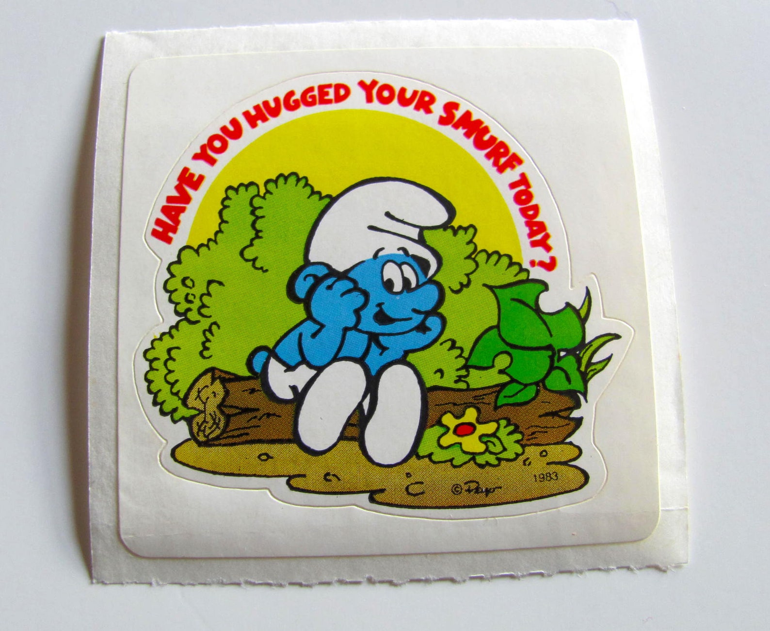 Smurfette and the Smurfs Vintage 80's Stickers You | Etsy