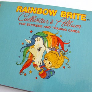 Rare Vintage Sticker Collectors Album With Pockets - 1984 Hallmark HTF ...