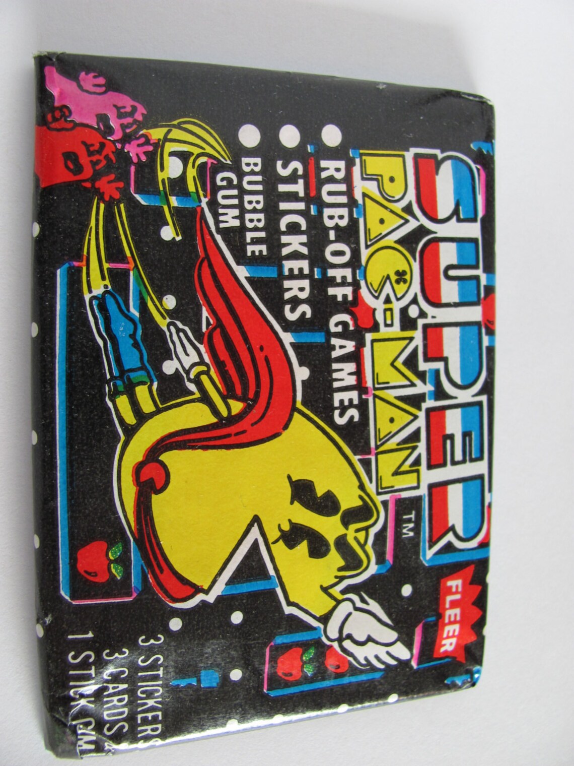 Vintage 1982 Super Pac-man Stickers Scratch Offs - Video Game 80's ...