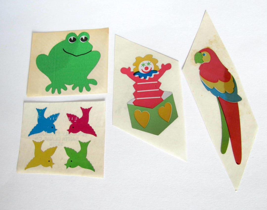 Hambly Foil Reflective Vintage 80s Sticker - You Choose - Mylar Frog ...