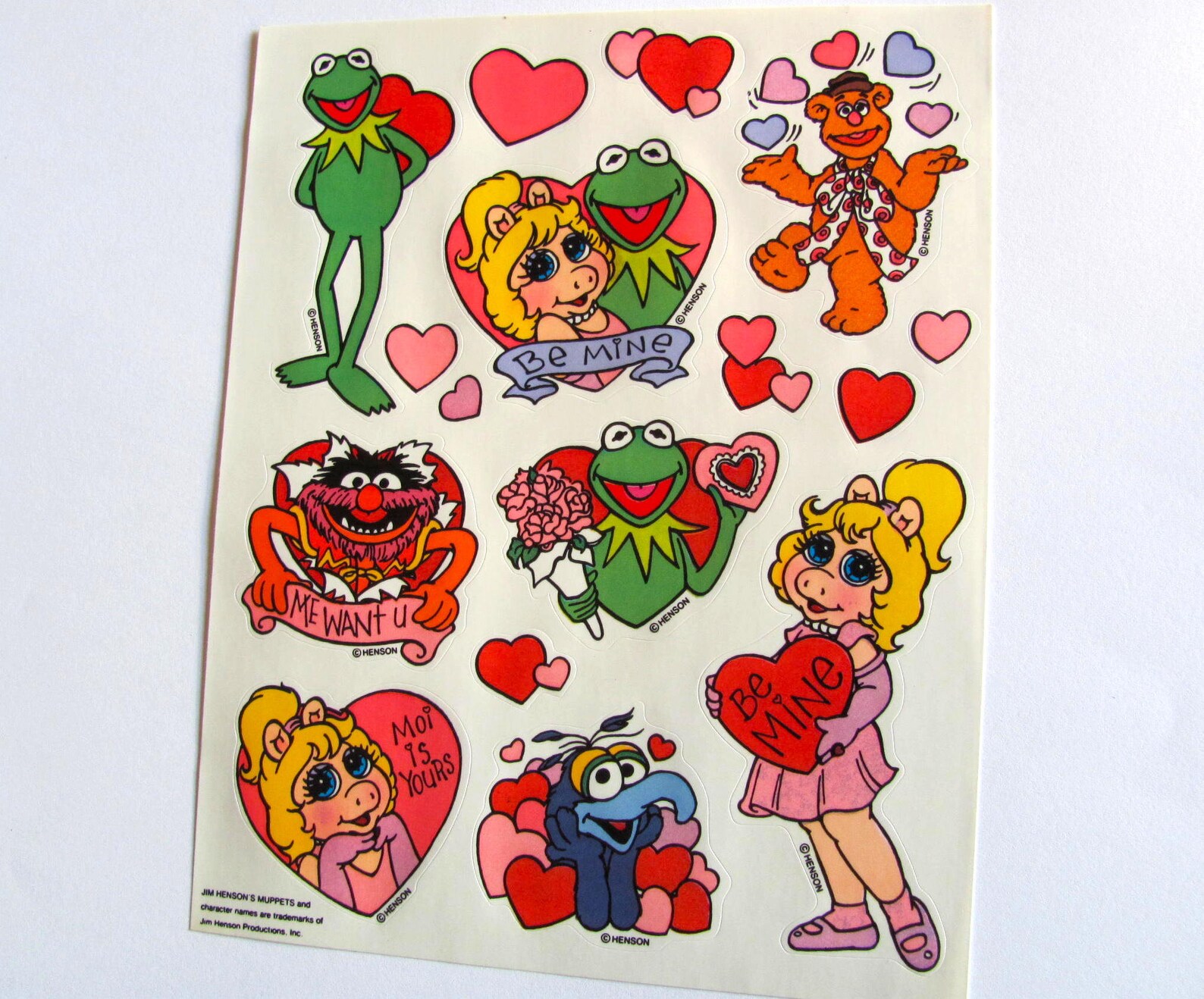 Adorable Vintage American Greetings Muppets Sticker Sheet - Etsy