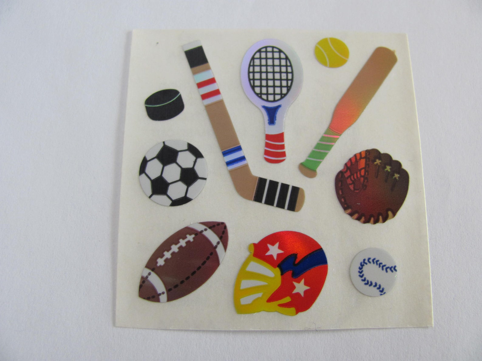 Sandylion Mylar Foil Vintage Stickers - You Choose - Food Baking Sports ...