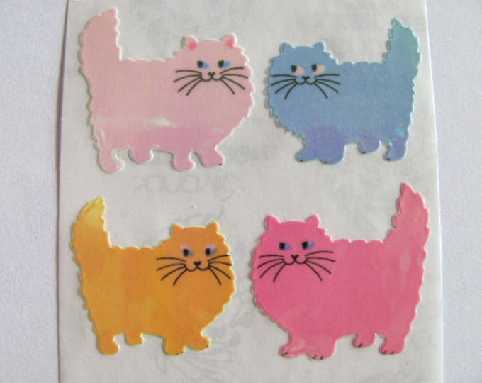 Sandylion Persian Cat Kitten Pearly Vintage Sticker Mod - Rare 80's ...