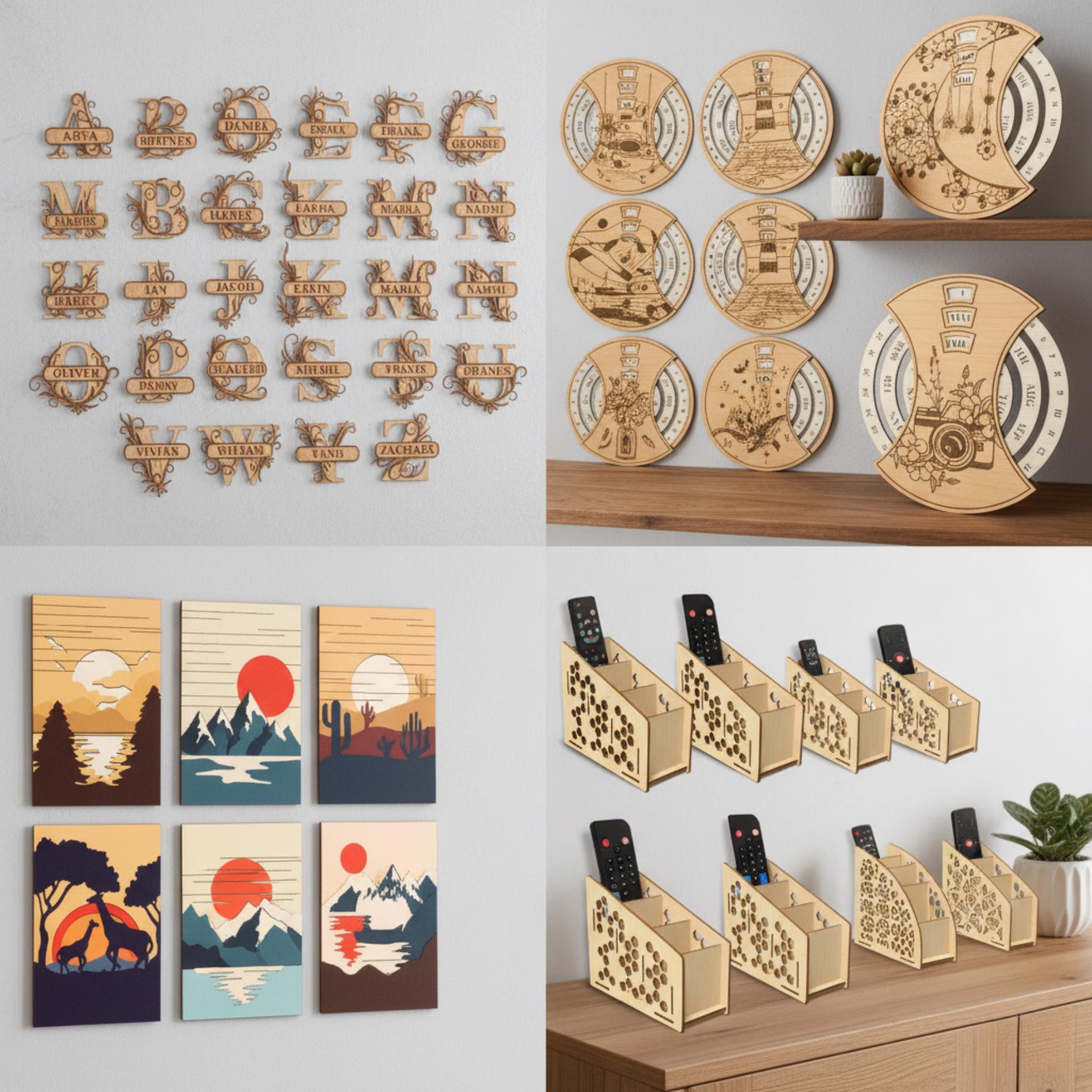 3,050,000+ Laser Cut Designs Bundle (svg, Dxf, Ai, Pdf Files - Digital ...