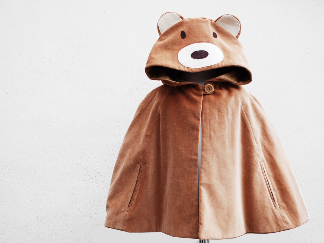 Teddy Bear Cape Jacket - Etsy