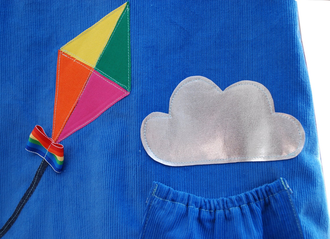 Kite Dress in Blue for Girls - Etsy