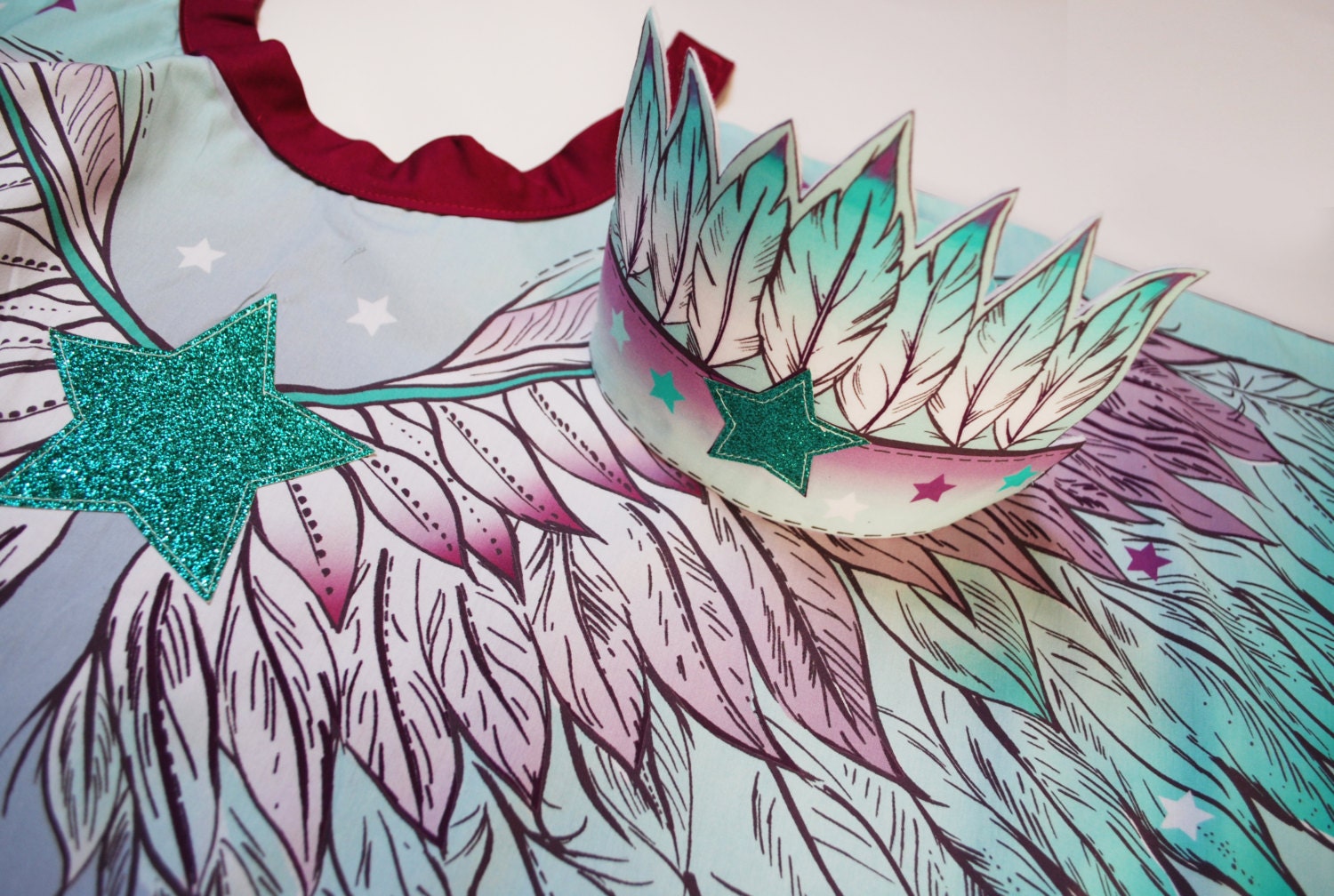 Angel Wings Cape and Crown | Etsy UK