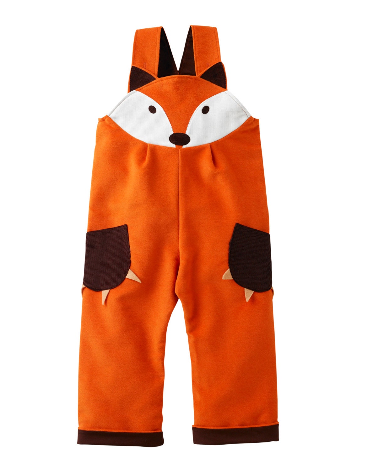 Kids Fox Dungaree Overalls - Etsy