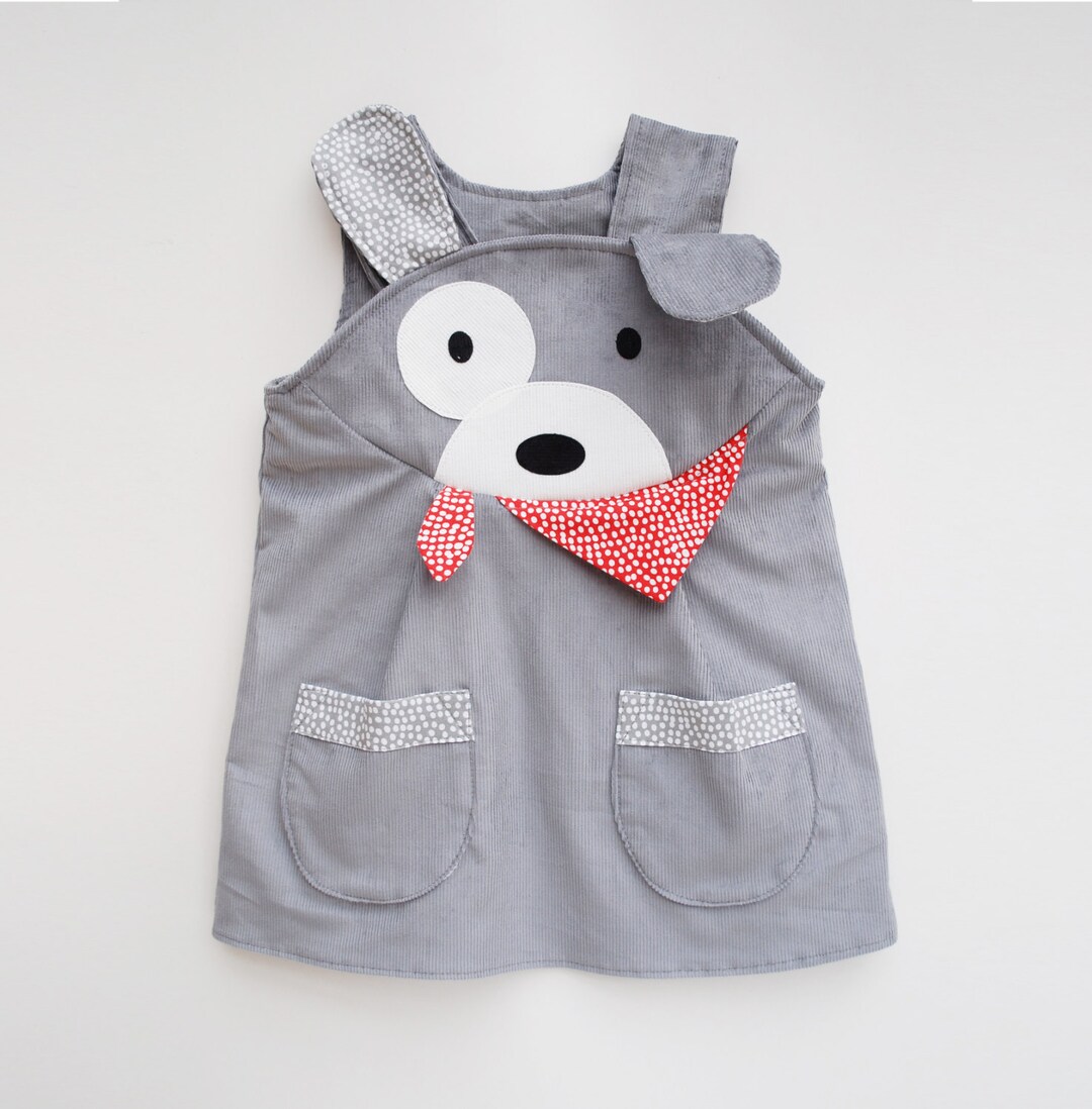 Puppy Dog Girls Dress - Etsy