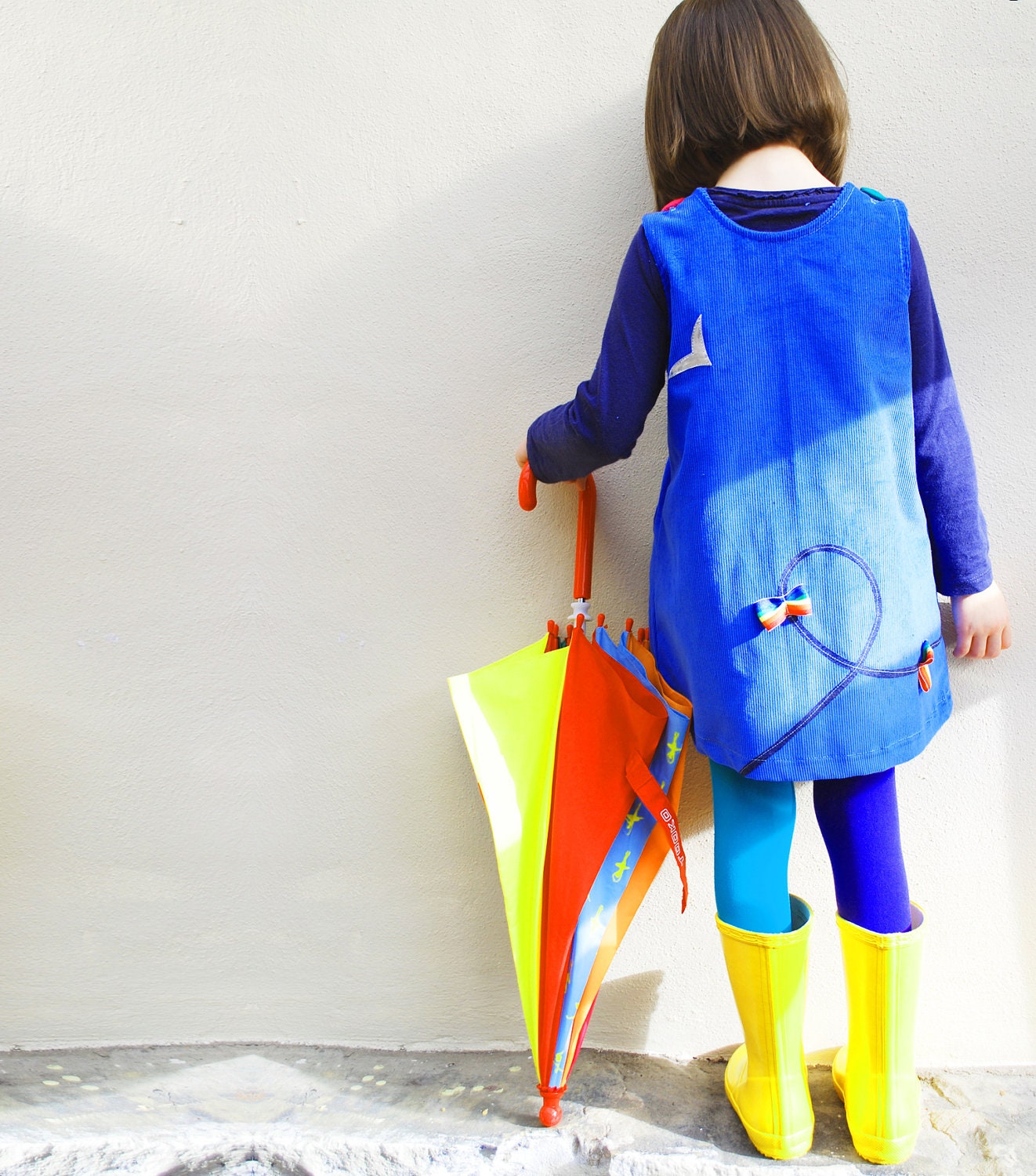 Kite Dress in Blue for Girls - Etsy