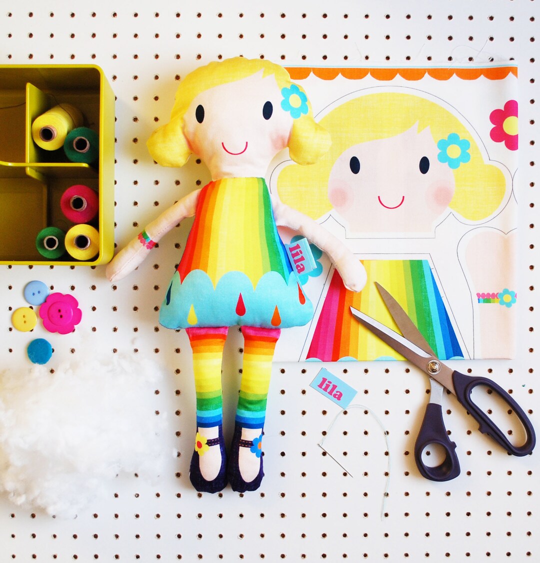 Doll Craft Kit Make Your Own DIY Personalised Rag Doll - Etsy