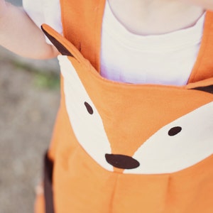 Kids Fox Dungaree Overalls - Etsy