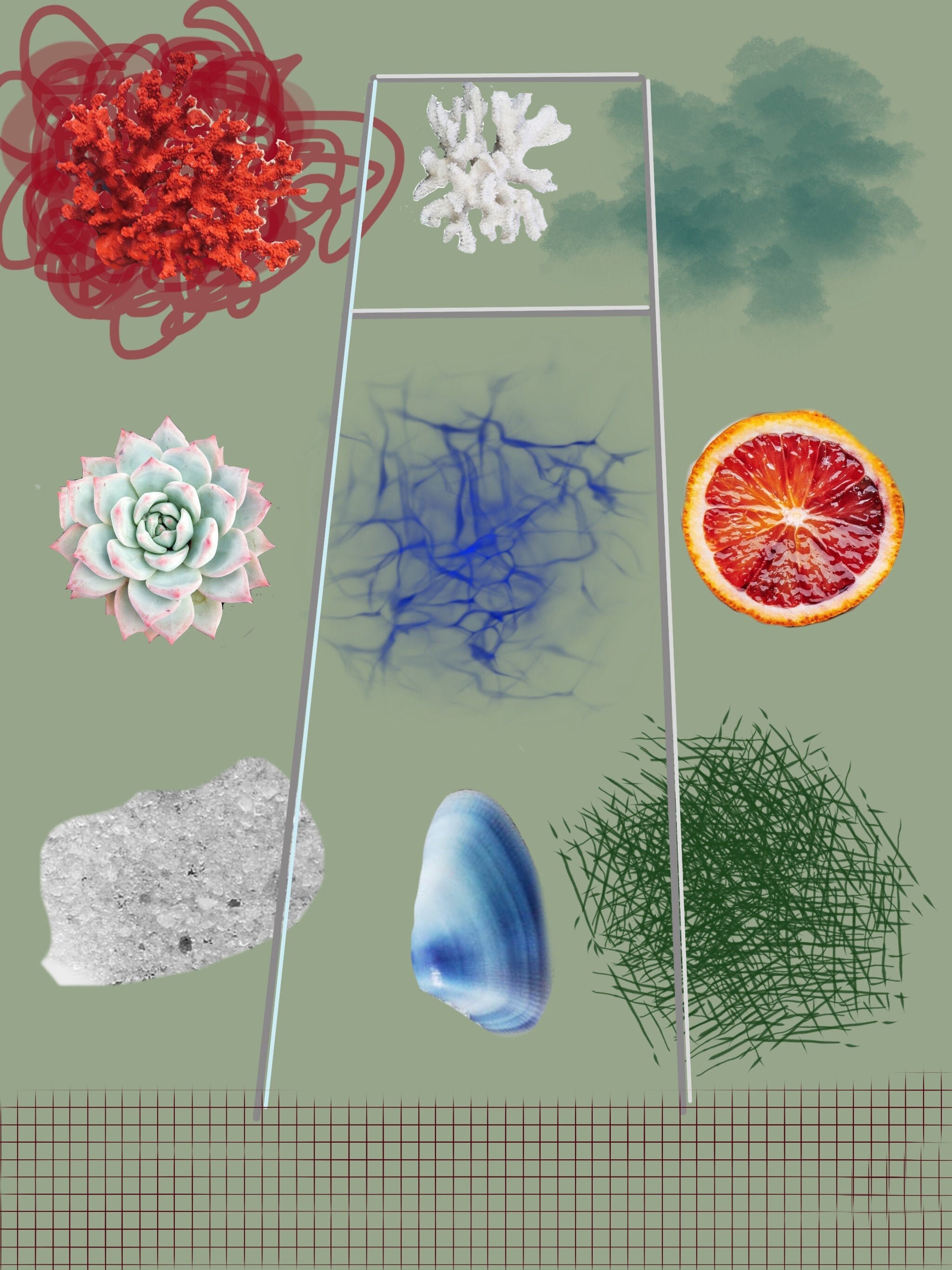 Abstract Texture Study Digital Artwork Print - Etsy